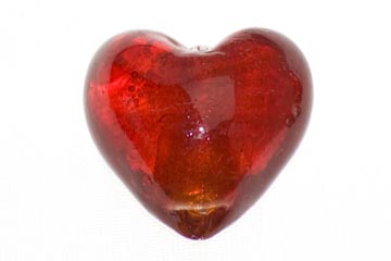 Small Red Heart (Single) - Beads And More
