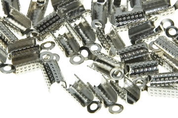 Silver Open Crimps (10 Pack) - Beads And More