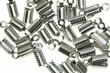 Silver Open Crimps (10 Pack) - Beads And More