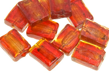 Red Foil Flat Rectangle (7 Pack) - Beads And More