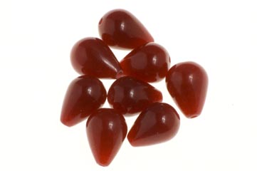 Red Drop Bead (19 Beads) - Beads And More