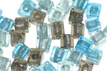 Foil 8mm Cubes (10 Pack) - Beads And More