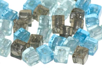 Foil 8mm Cubes (10 Pack) - Beads And More