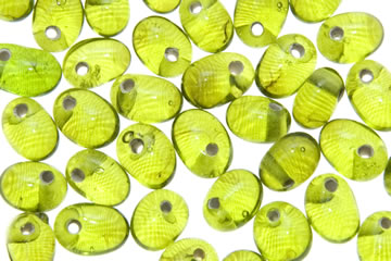 Green Glass Drops (50 pack) - Beads And More